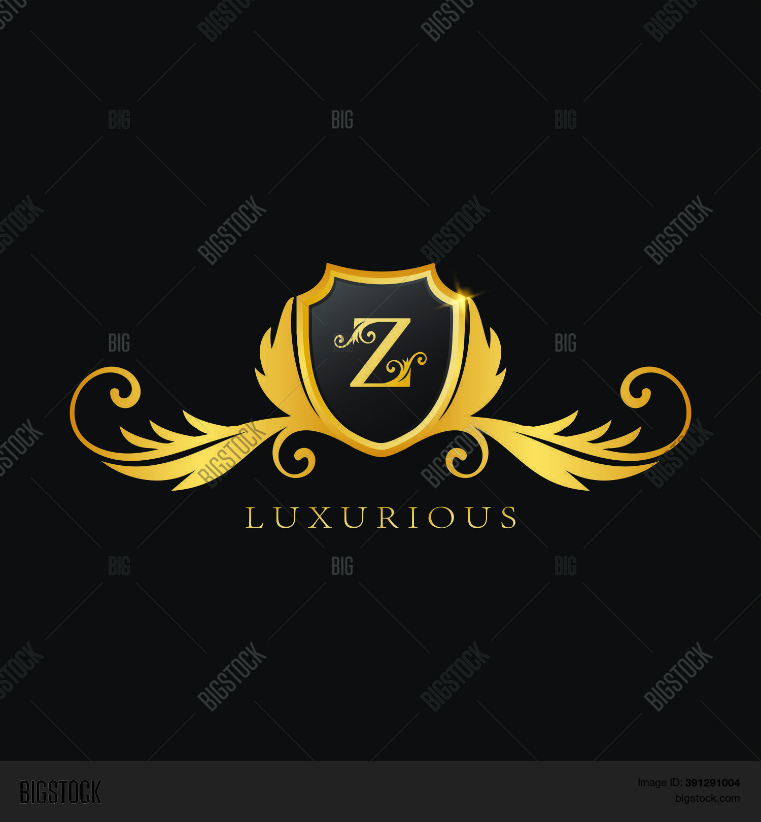 Golden Z Logo Vector & Photo (Free Trial) | Bigstock
