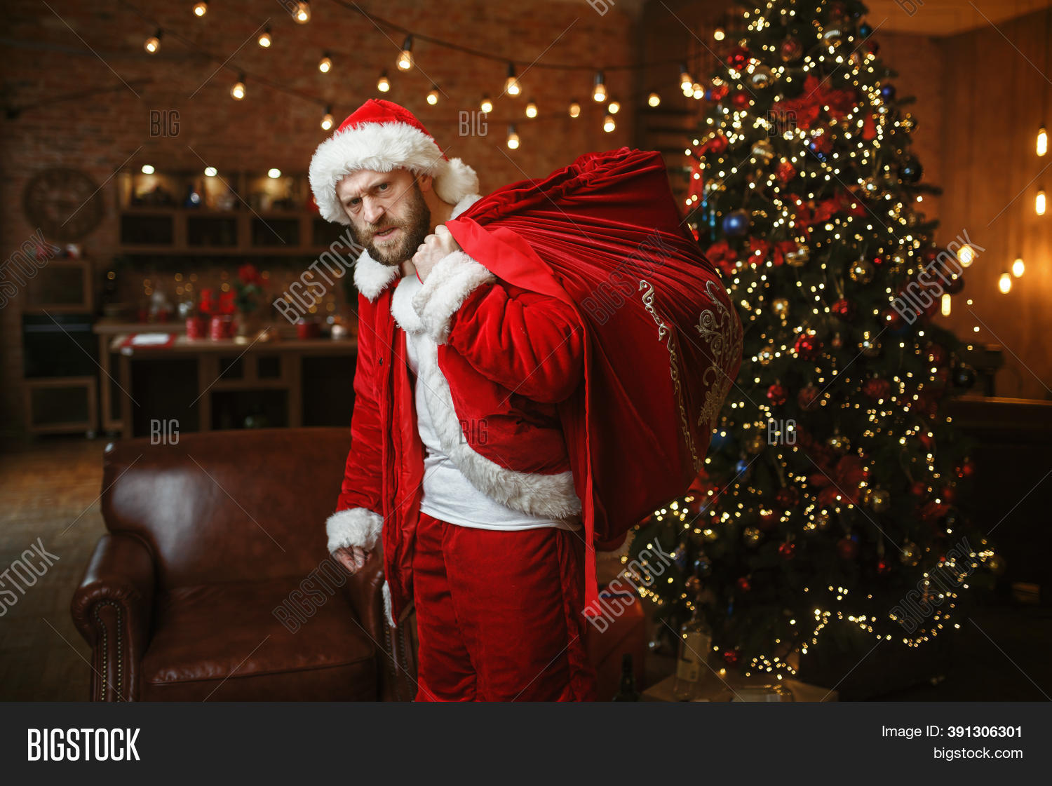 Bad Drunk Santa Claus Image & Photo (Free Trial) | Bigstock