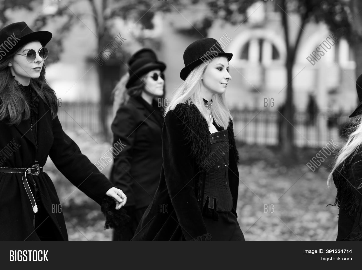Five Women Witches Go Image & Photo (Free Trial) | Bigstock