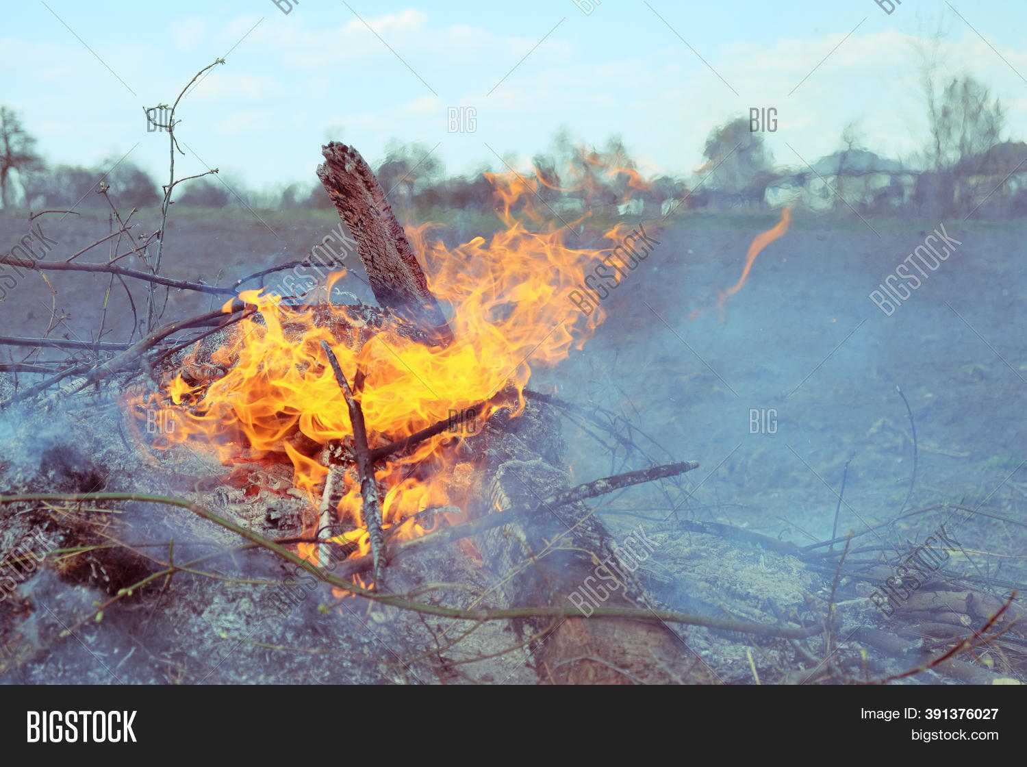 Big Bonfire Open Air. Image & Photo (Free Trial) | Bigstock