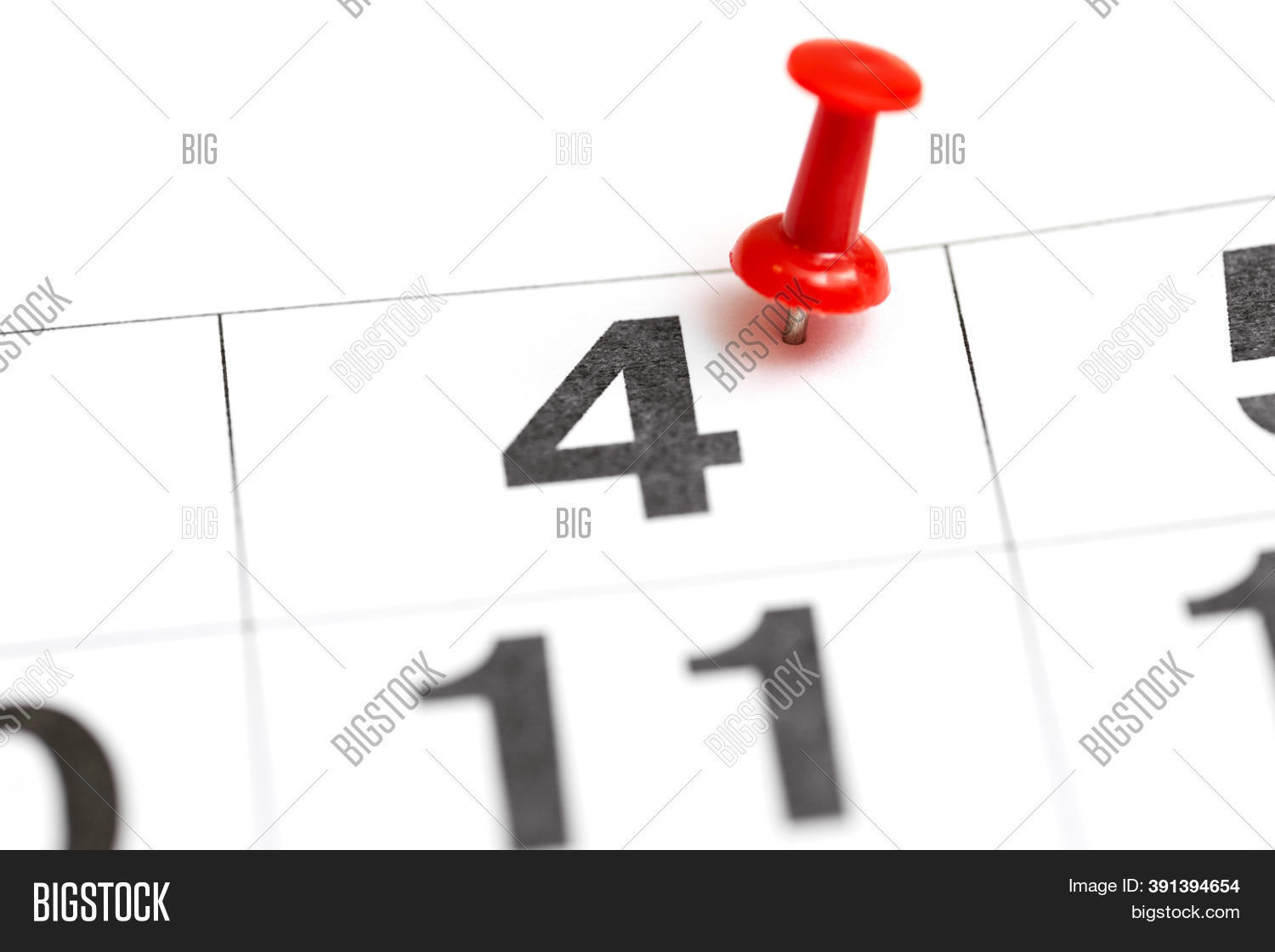 Pin On Date Number 4. Image & Photo (Free Trial) | Bigstock