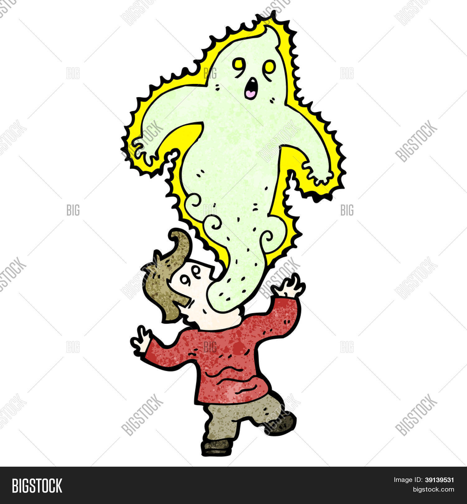 Cartoon Man Possessed Vector & Photo (Free Trial) | Bigstock