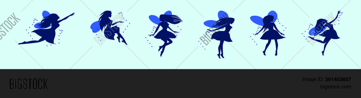 Set Pixie Dust Vector & Photo (Free Trial) | Bigstock