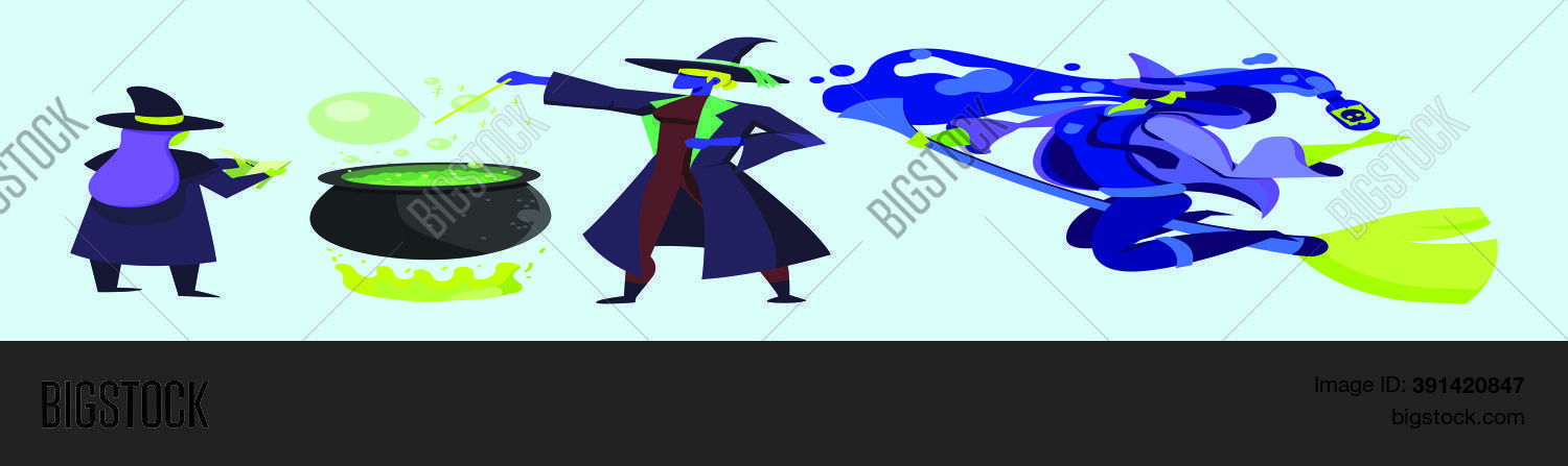 Set Wizard School Vector & Photo (Free Trial) | Bigstock