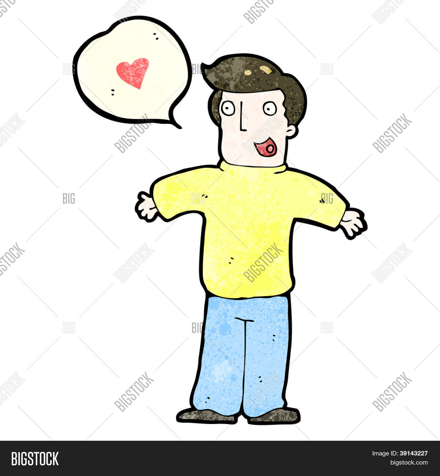 Man Love Cartoon Vector & Photo (Free Trial) | Bigstock