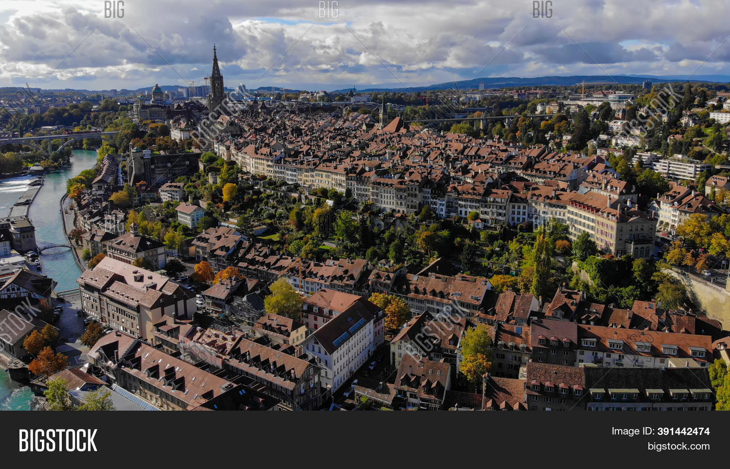Aerial View Over City Image & Photo (Free Trial) | Bigstock