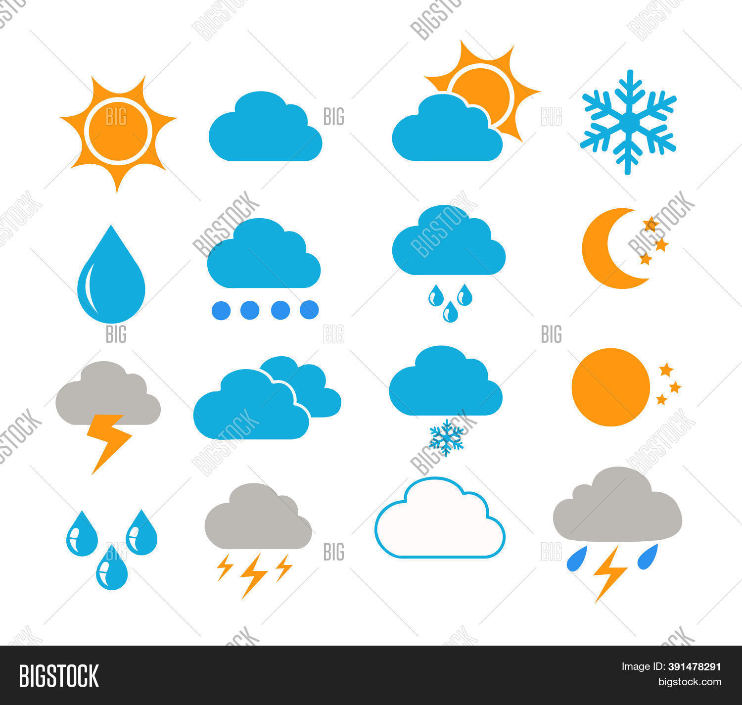Weather Icons Image & Photo (Free Trial) | Bigstock