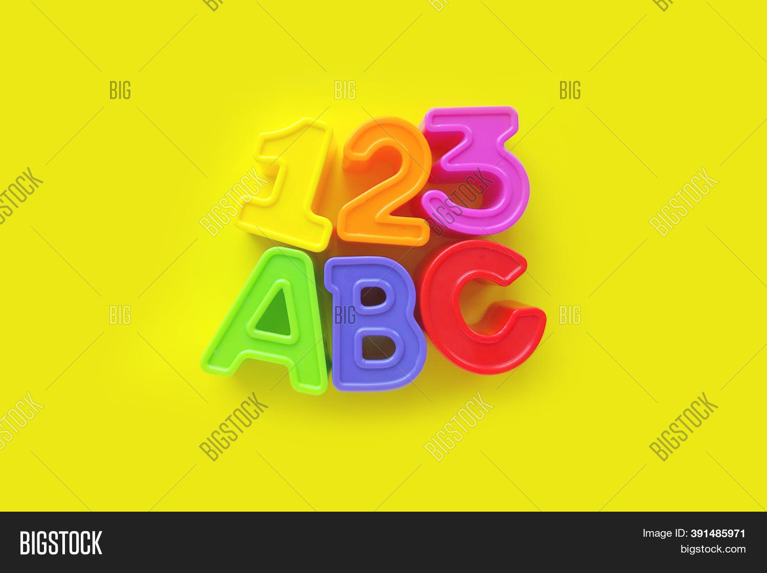 Abc Letters 1 2 3 Image & Photo (Free Trial) | Bigstock