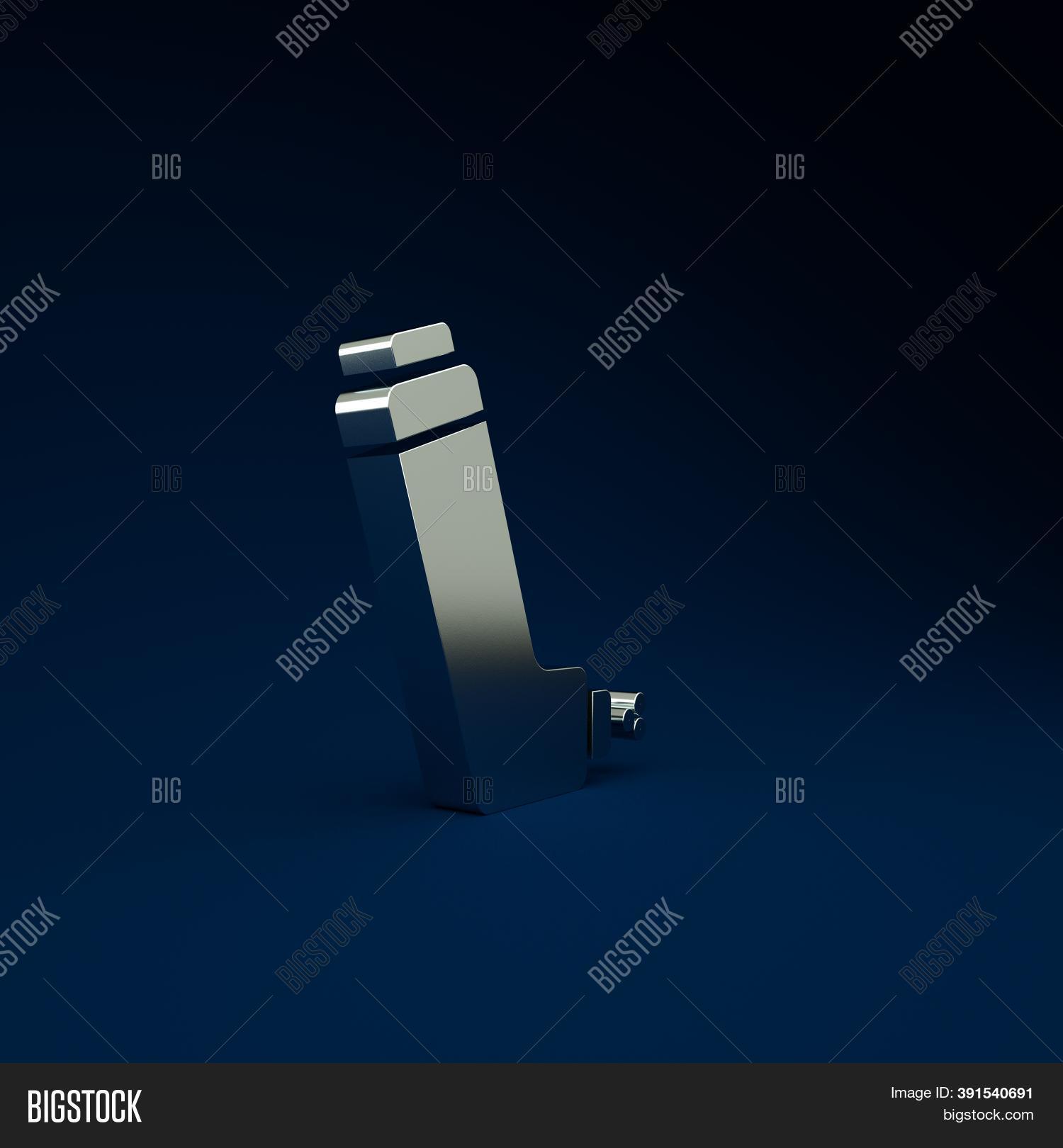 Silver Inhaler Icon Image & Photo (Free Trial) | Bigstock
