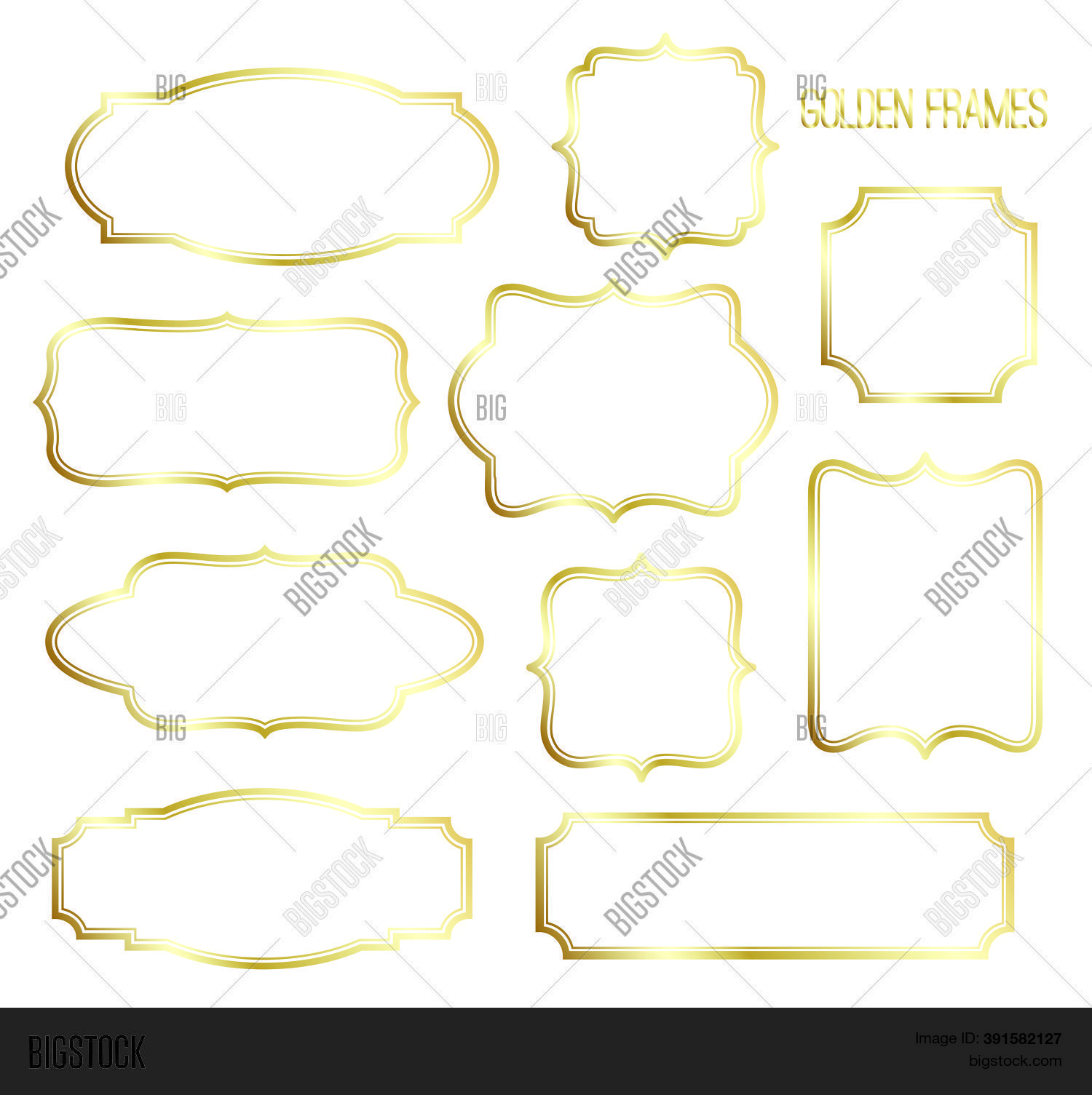Golden Shiny Glowing Vector & Photo (Free Trial) | Bigstock