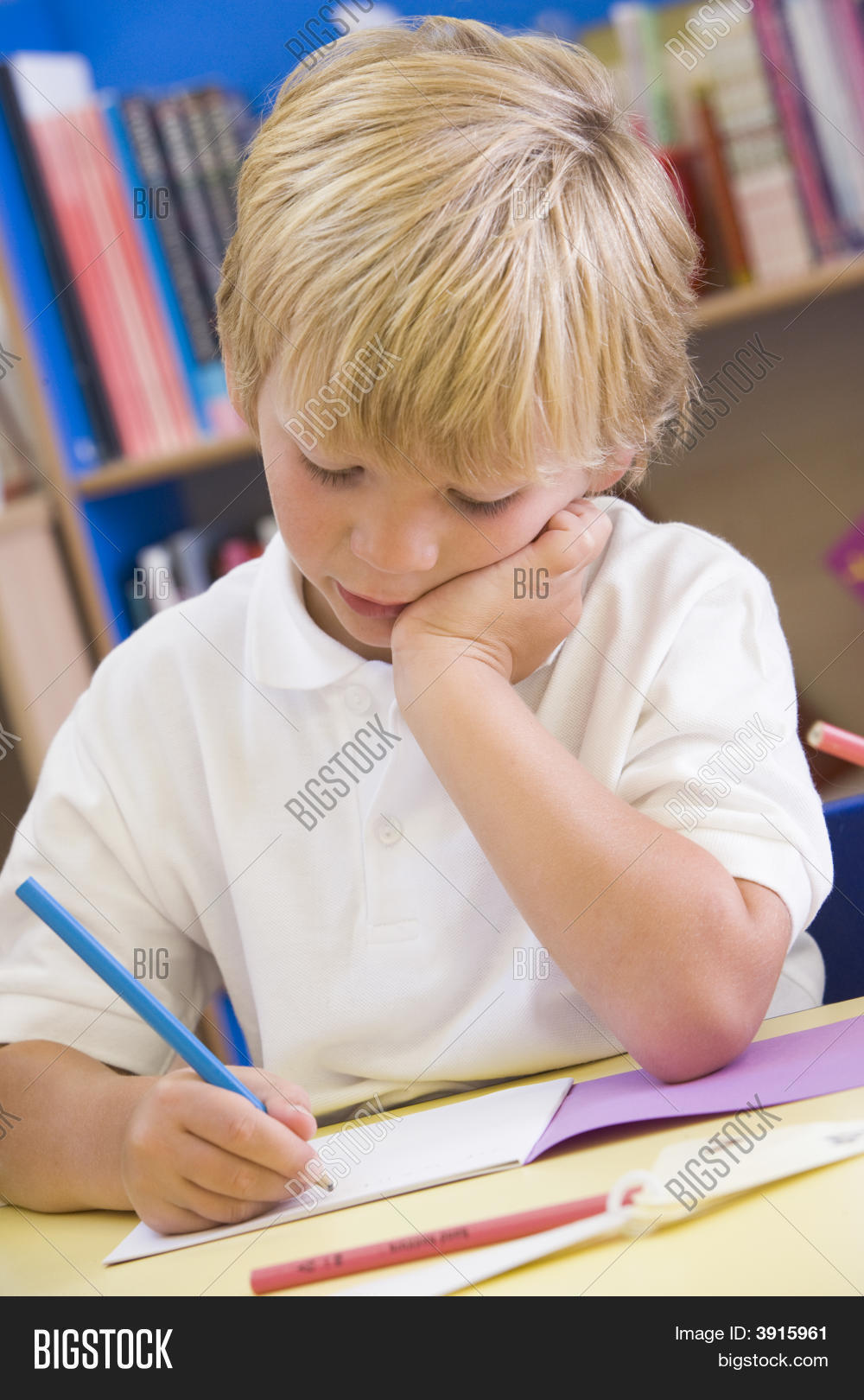 Portrait Child Working Image & Photo (Free Trial) | Bigstock