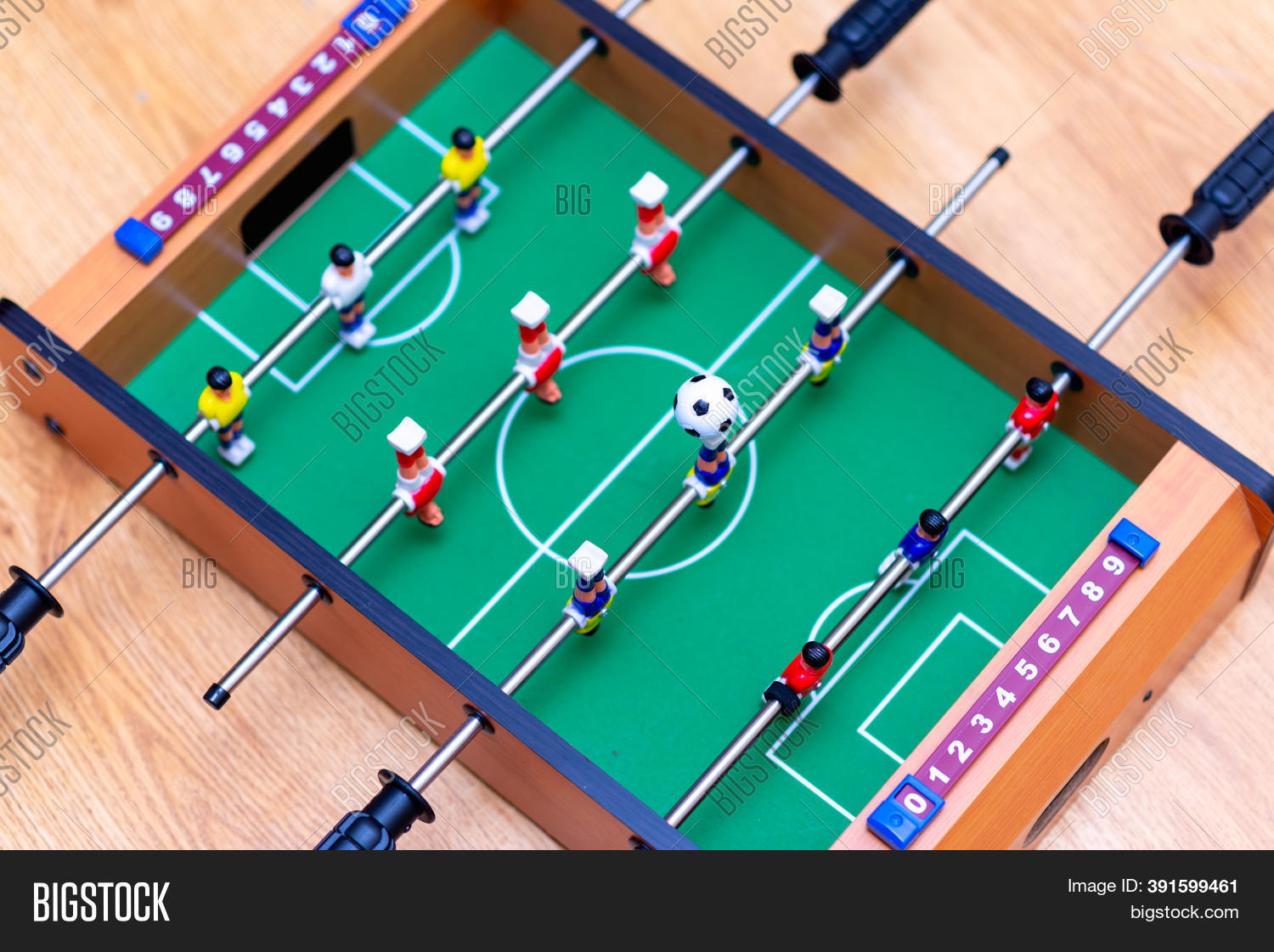 Close Table Soccer Red Image & Photo (Free Trial) | Bigstock