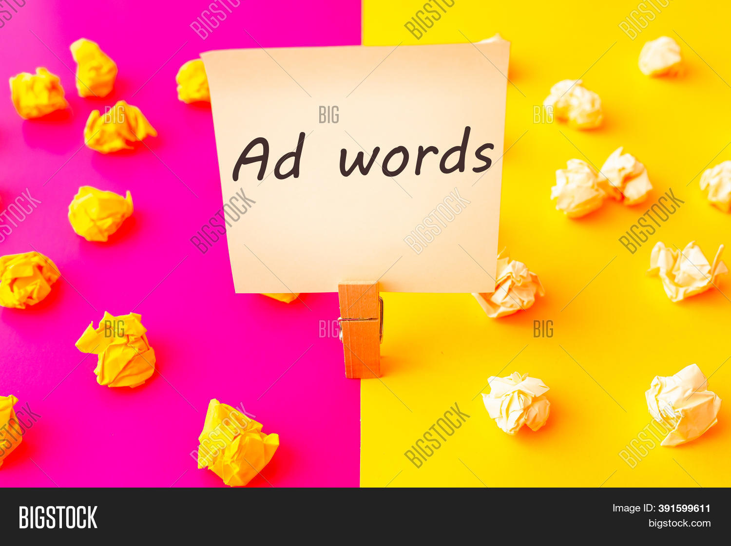 Ad Words Text On Image & Photo (Free Trial) | Bigstock