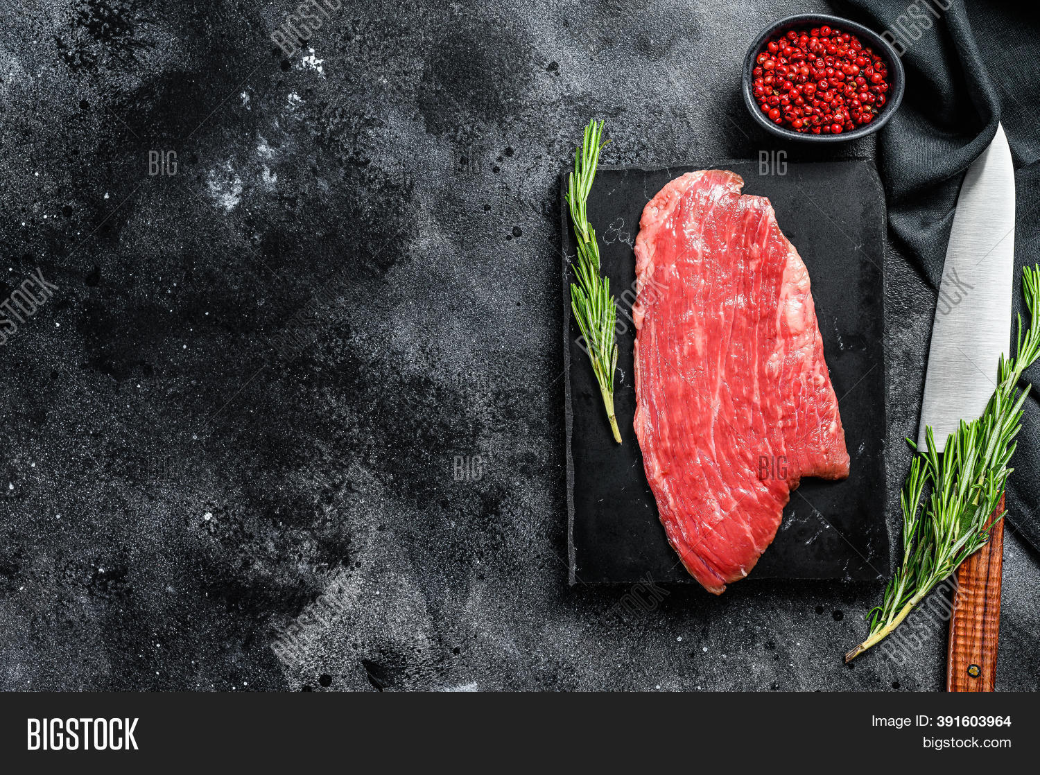 Flank Steak. Raw Image & Photo (Free Trial) | Bigstock