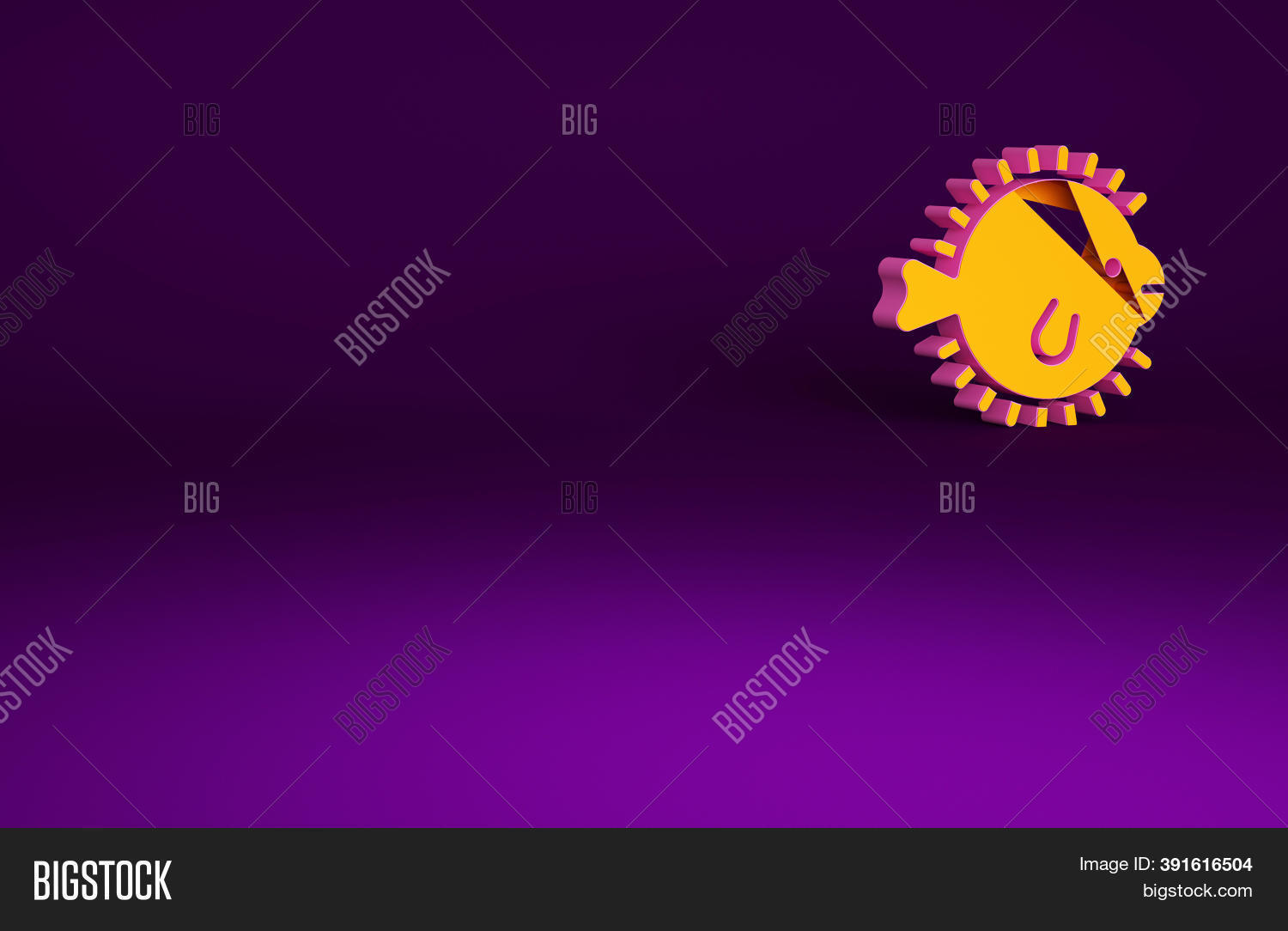 Orange Puffer Fish Image & Photo (Free Trial) | Bigstock