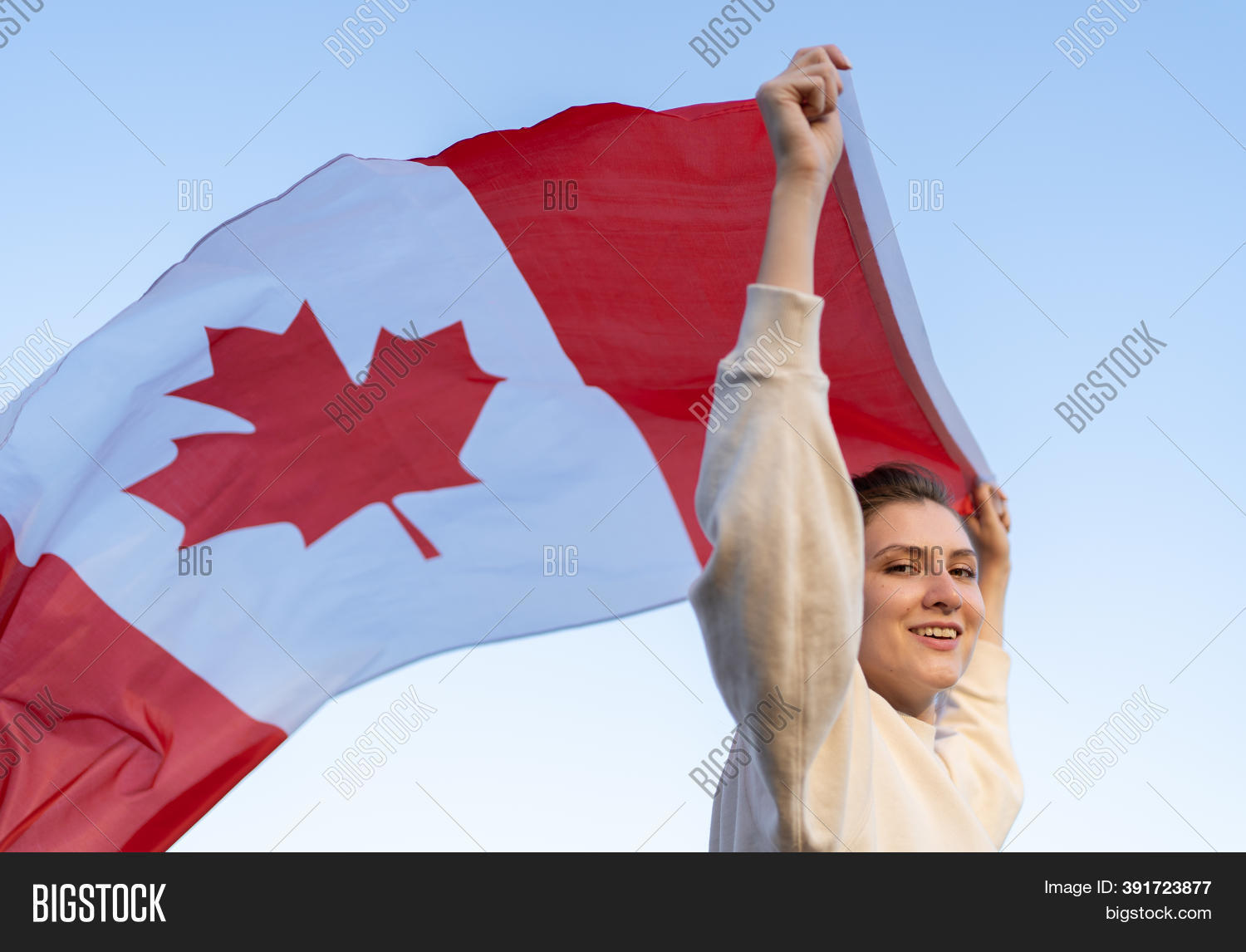 Woman Carries Canadian Image & Photo (Free Trial) | Bigstock