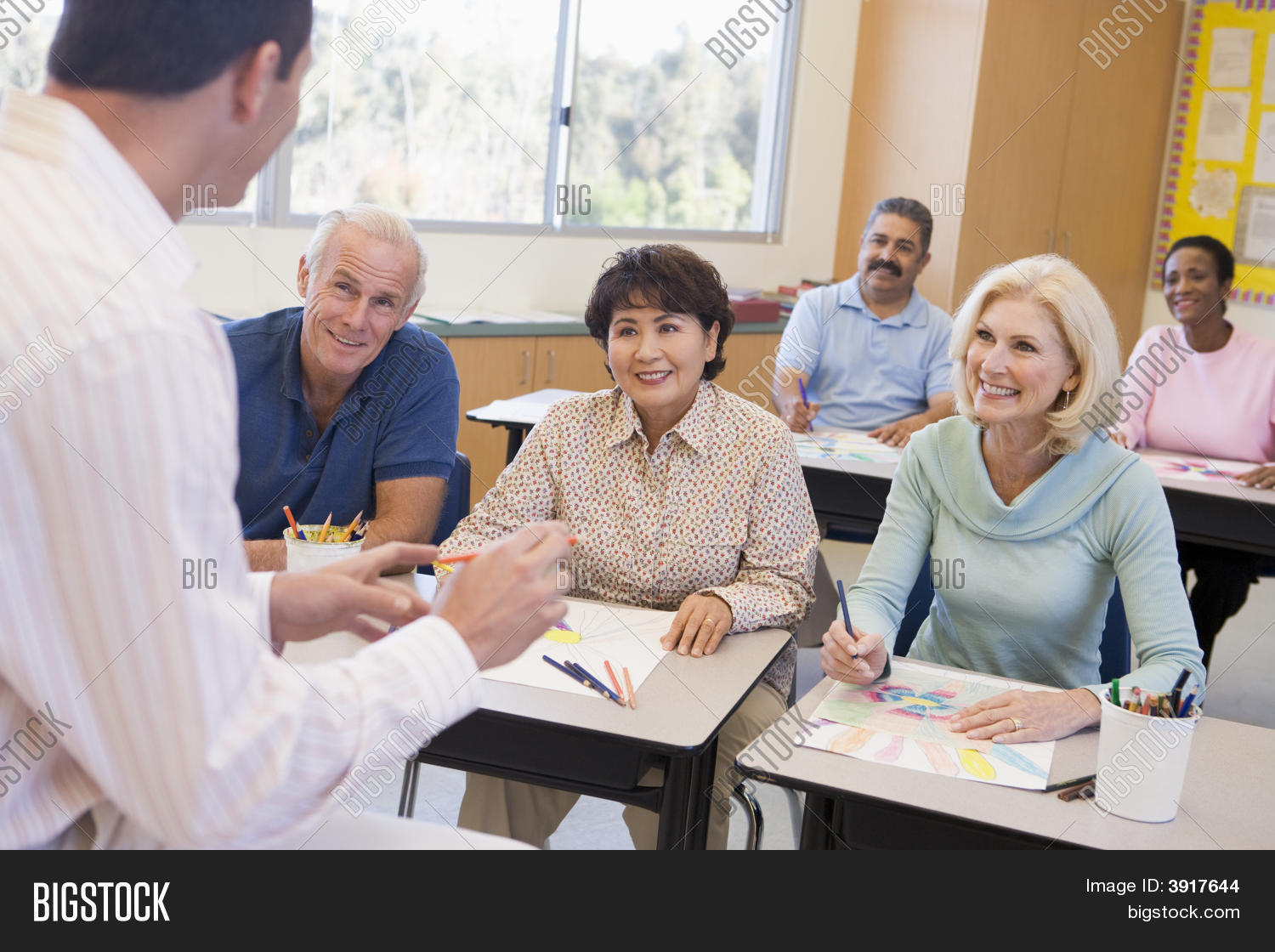 Adult Students Class Image & Photo (Free Trial) | Bigstock