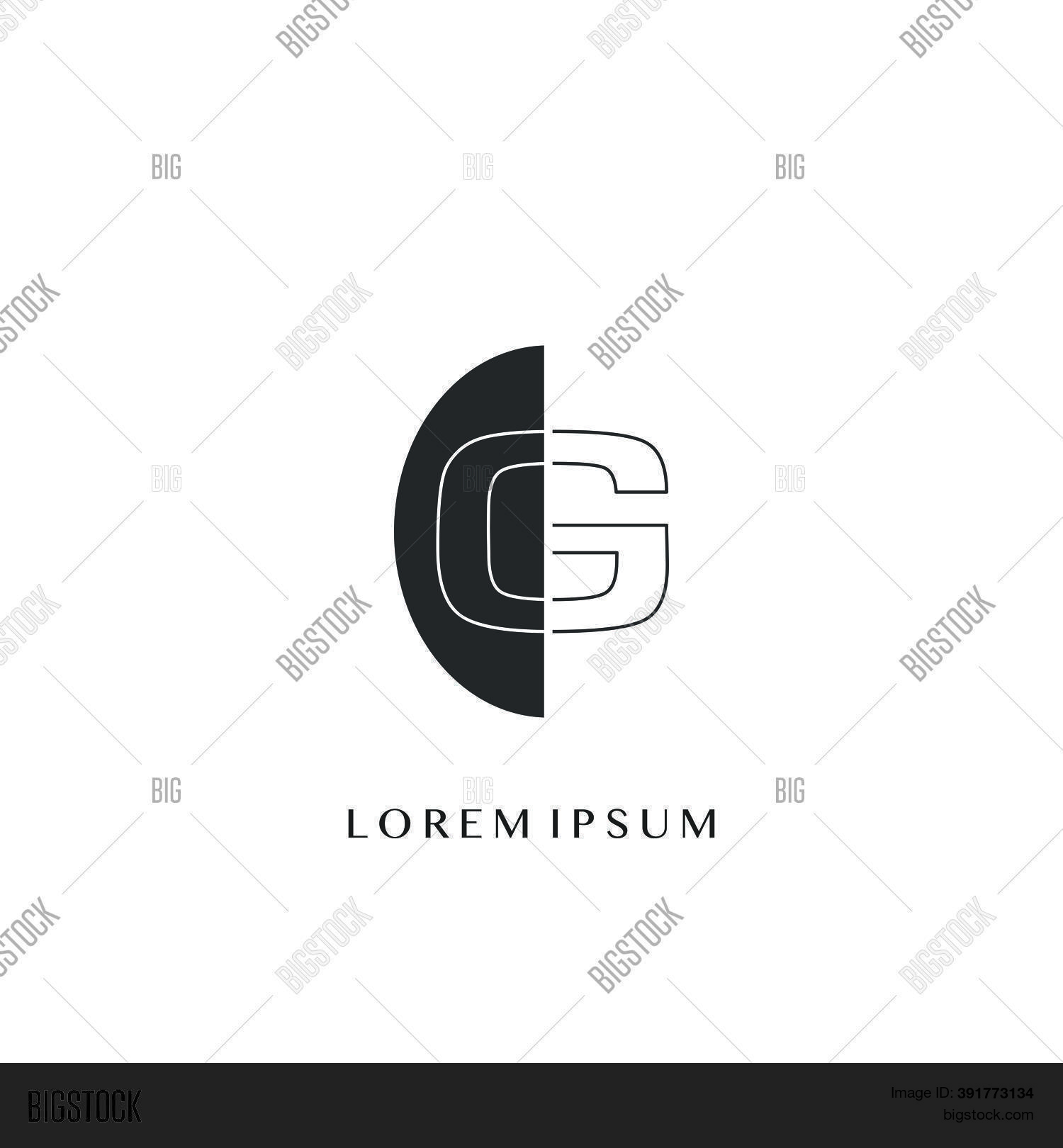 Outline Letter G Vector & Photo (Free Trial) | Bigstock