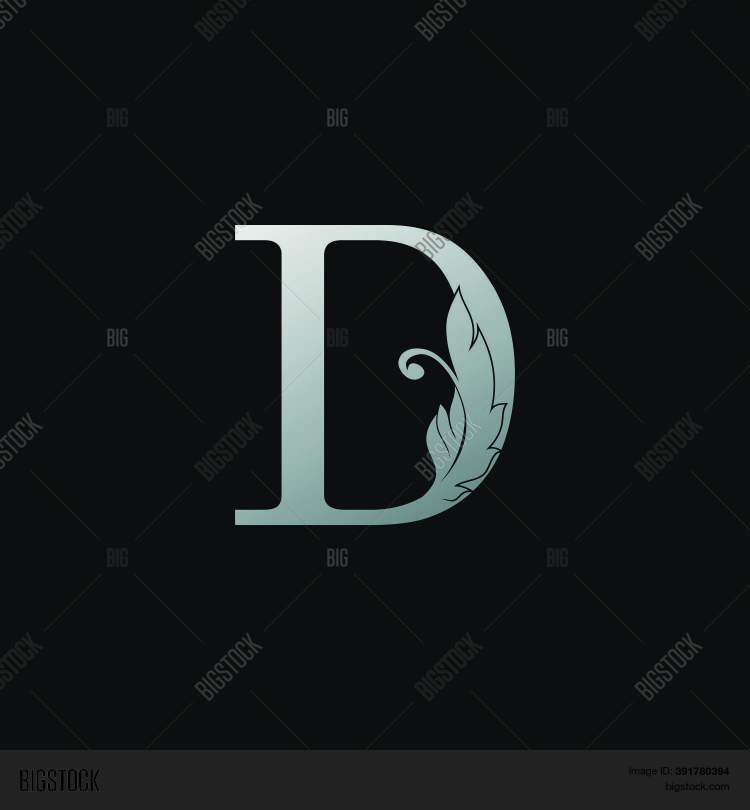 Initial Letter D Logo Vector & Photo (Free Trial) | Bigstock