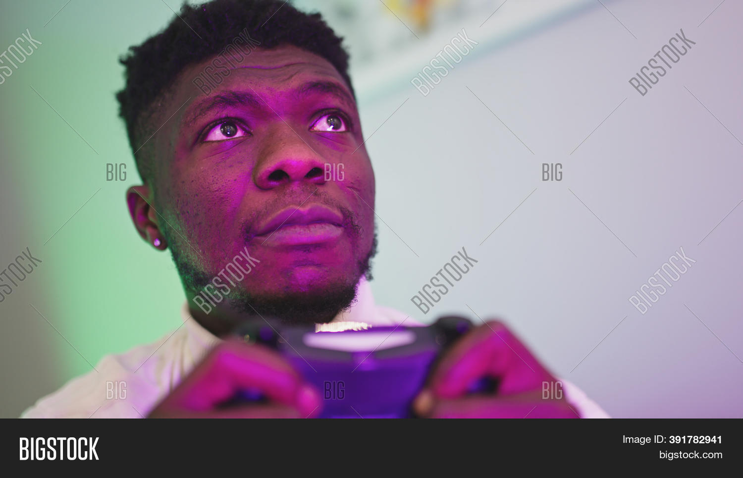 Black Man Playing Game Image & Photo (Free Trial) | Bigstock