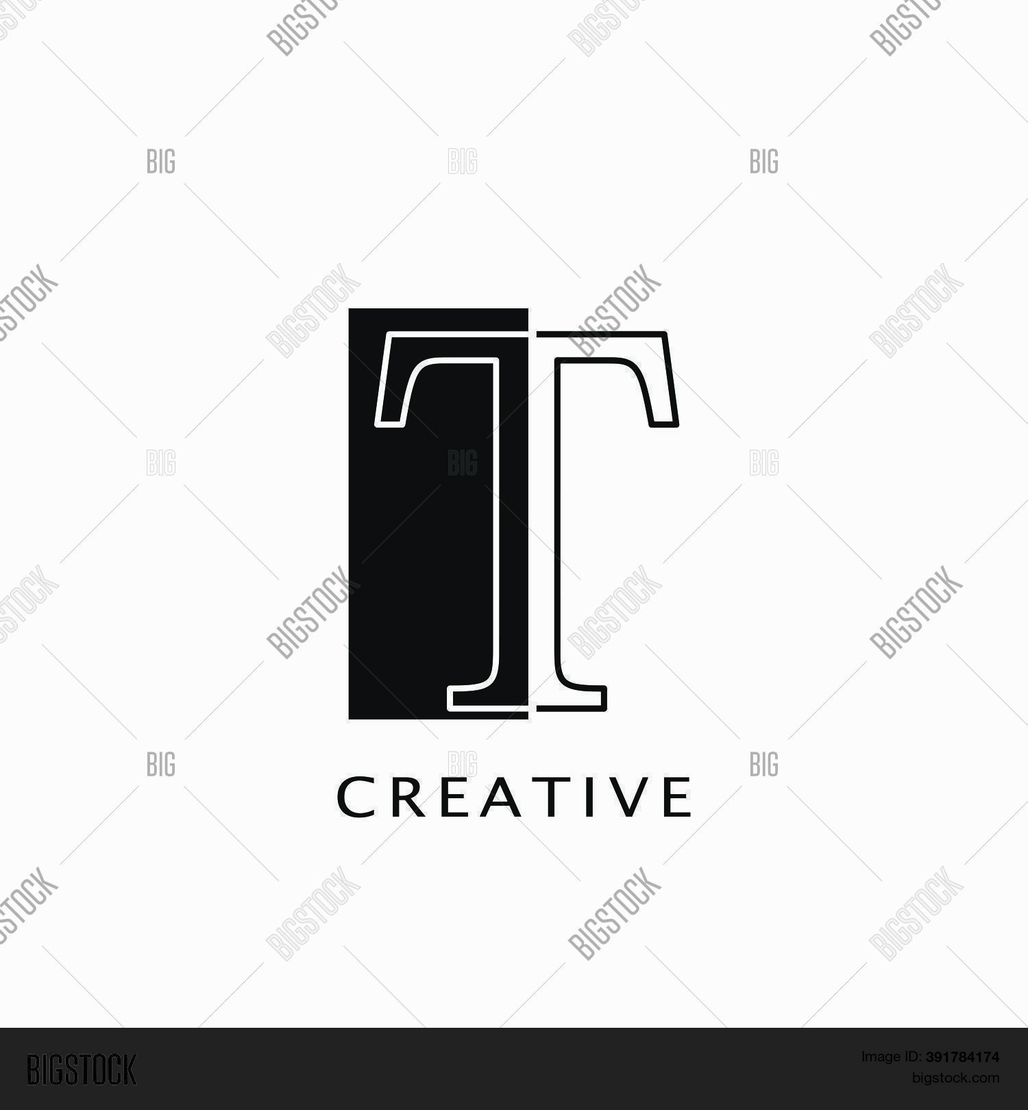 Outline Letter T Vector & Photo (Free Trial) | Bigstock