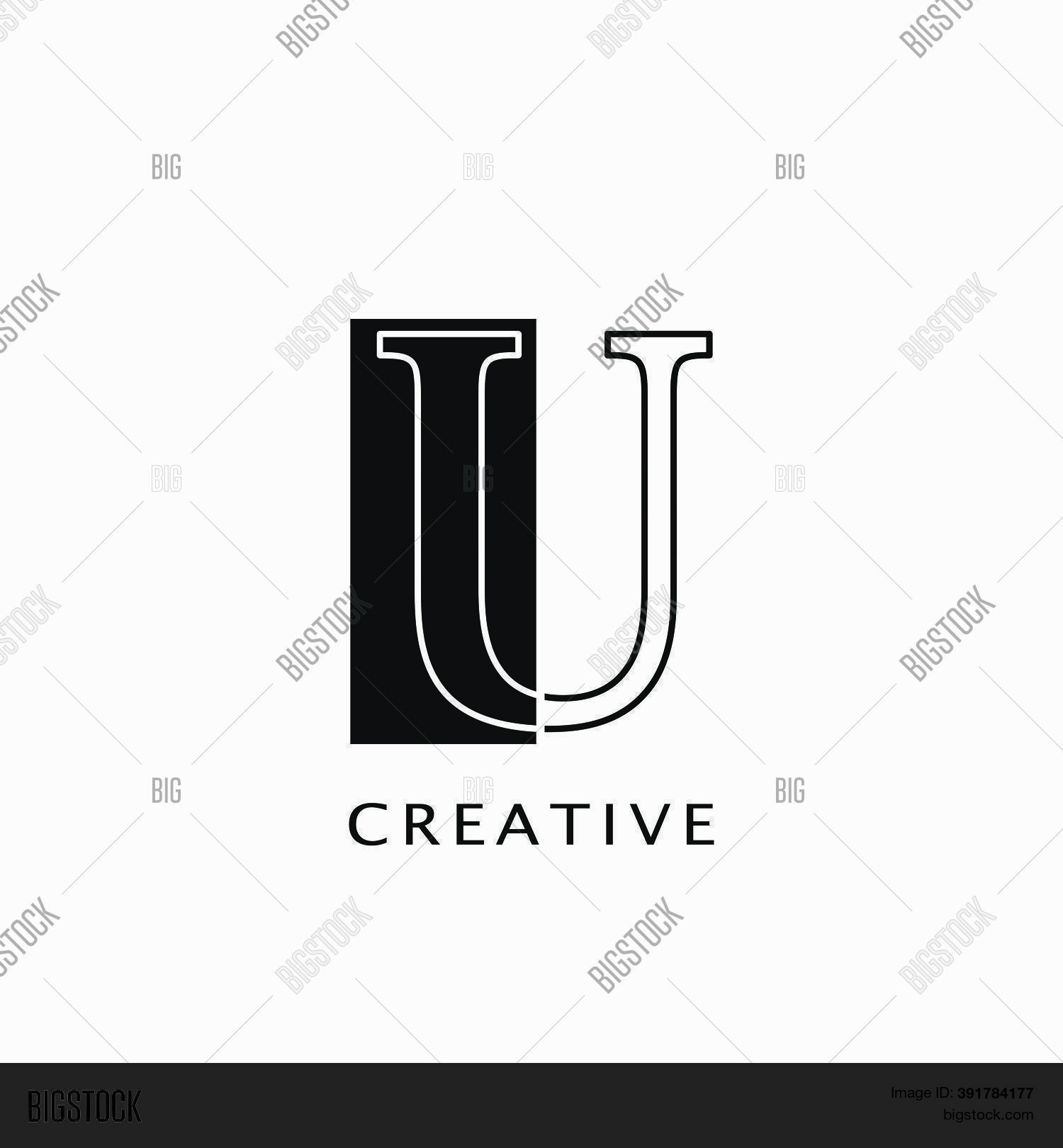 Outline Letter U Vector & Photo (Free Trial) | Bigstock