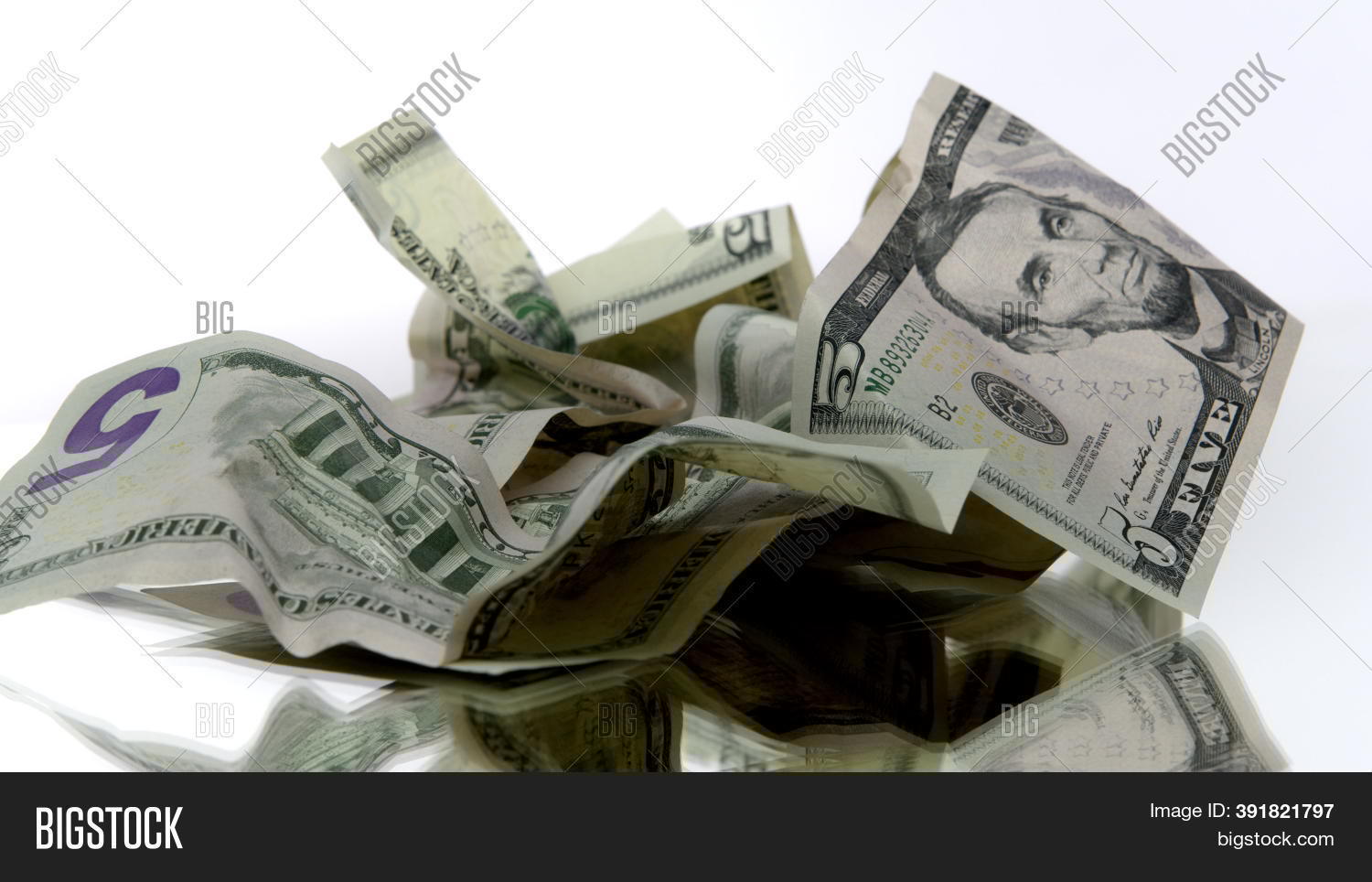 Close Pile Crumpled Image & Photo (Free Trial) | Bigstock