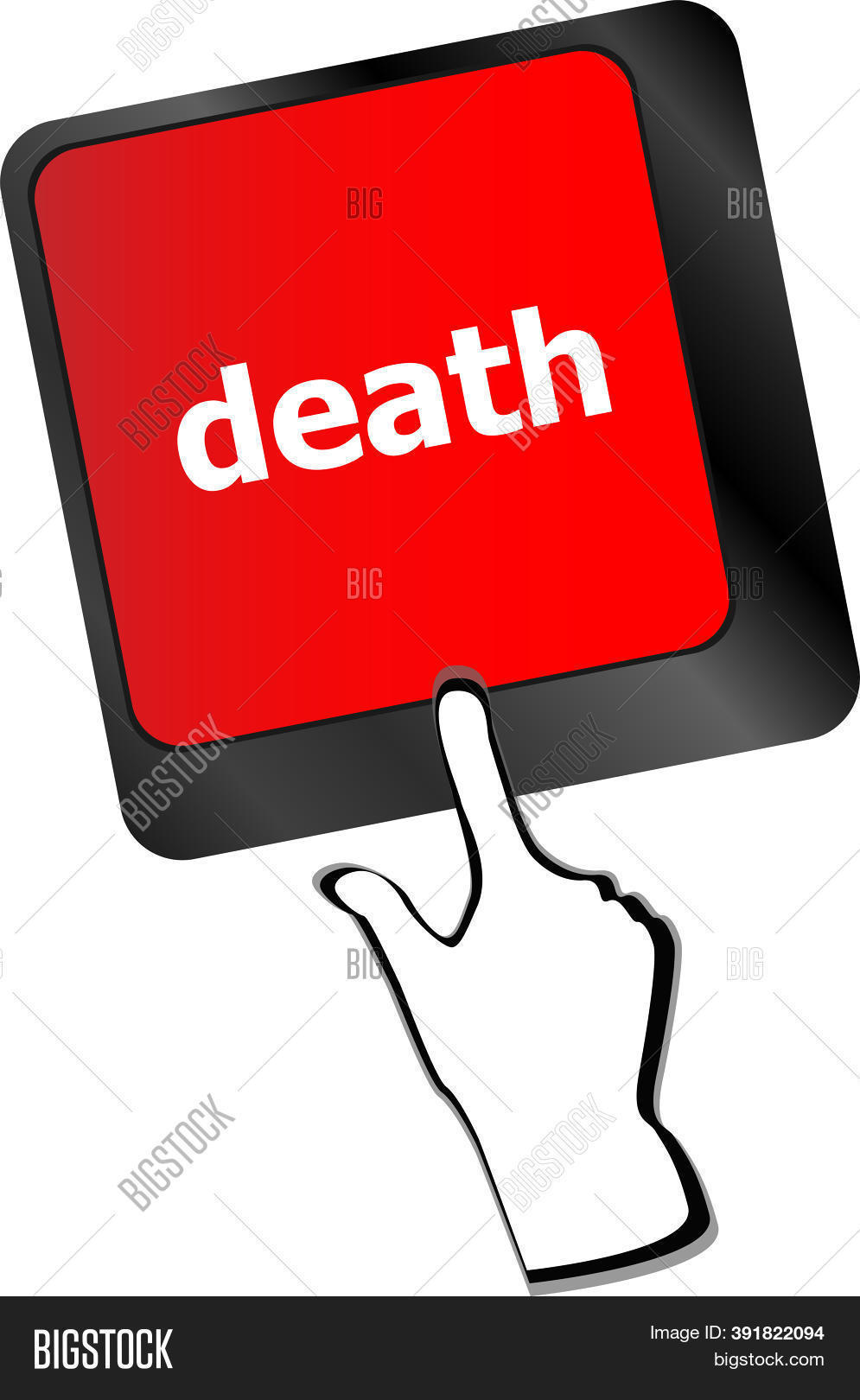 Death Button On Image & Photo (Free Trial) | Bigstock