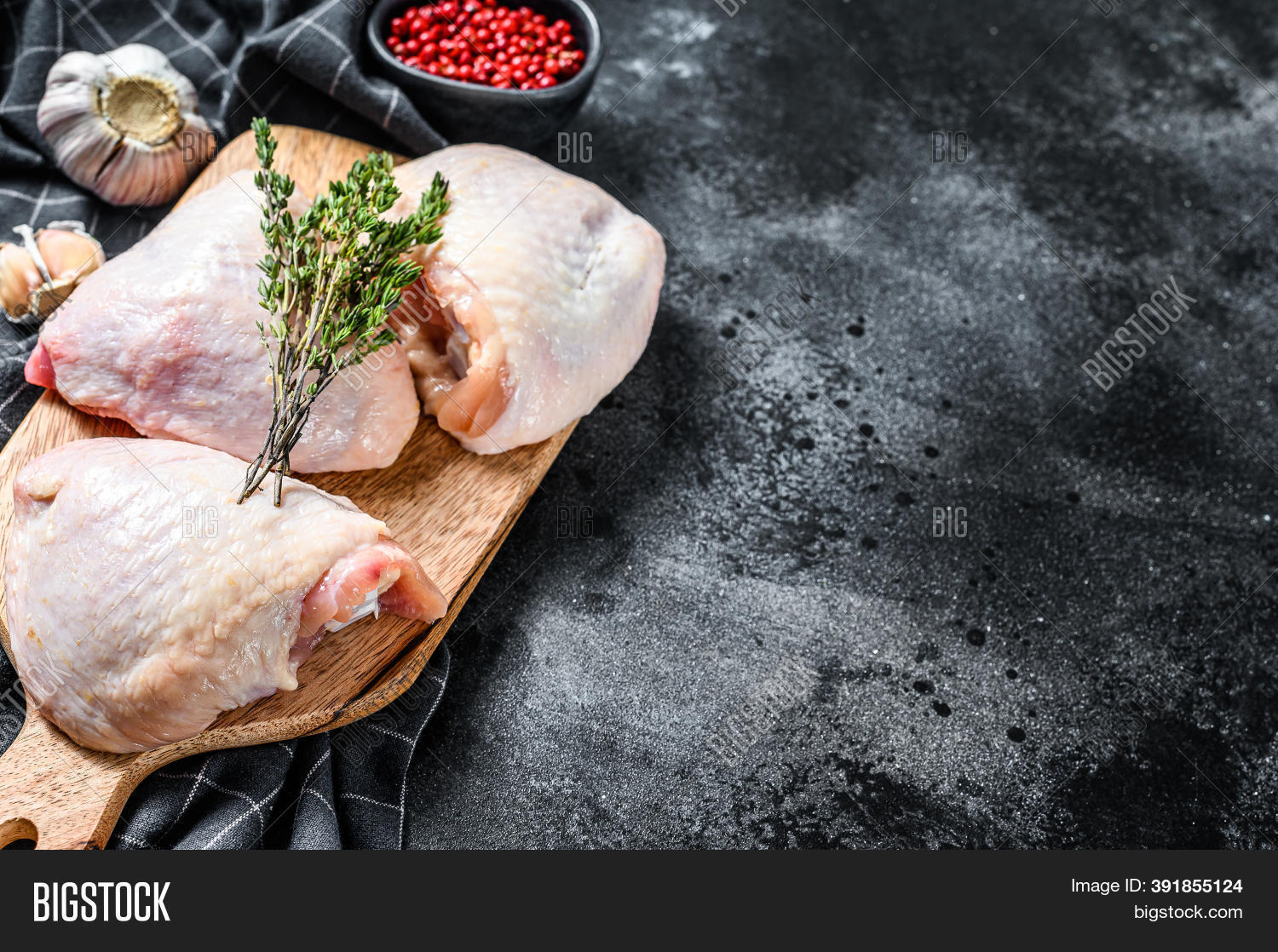 Fresh Chicken Thigh Image & Photo (Free Trial) | Bigstock
