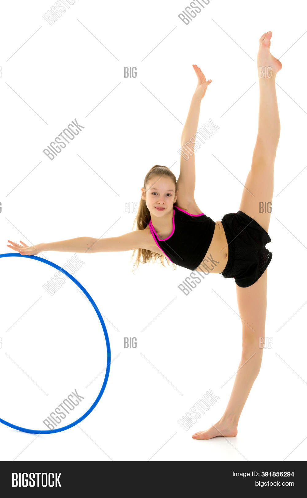 Gymnast Girl Doing Image & Photo (Free Trial) | Bigstock
