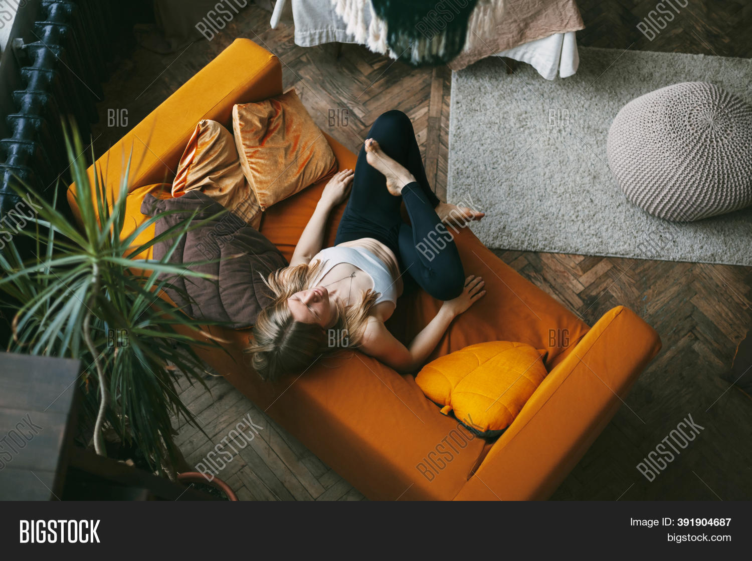 Top View Woman Sitting Image & Photo (Free Trial) | Bigstock