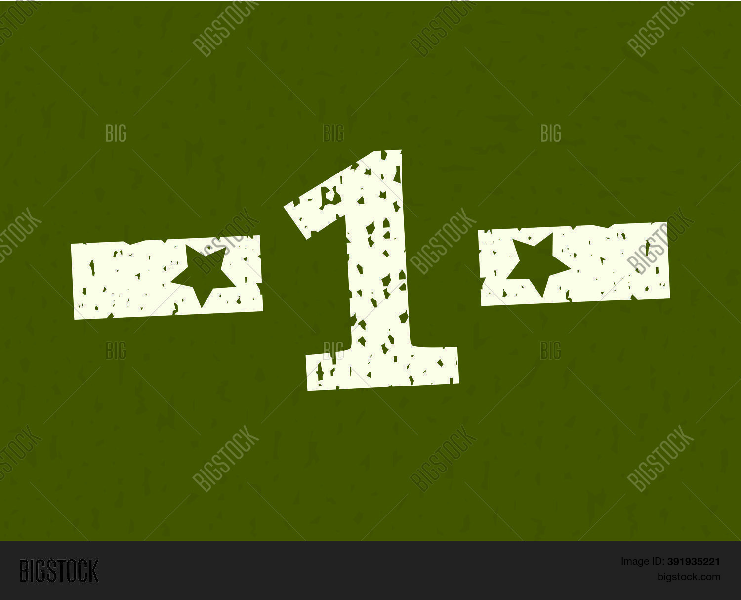 1 Badge Number Vector & Photo (Free Trial) | Bigstock