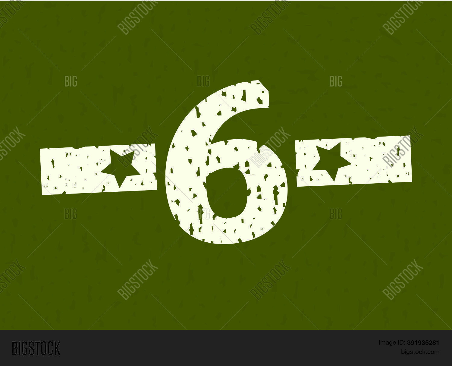 6 Badge Number Vector & Photo (Free Trial) | Bigstock