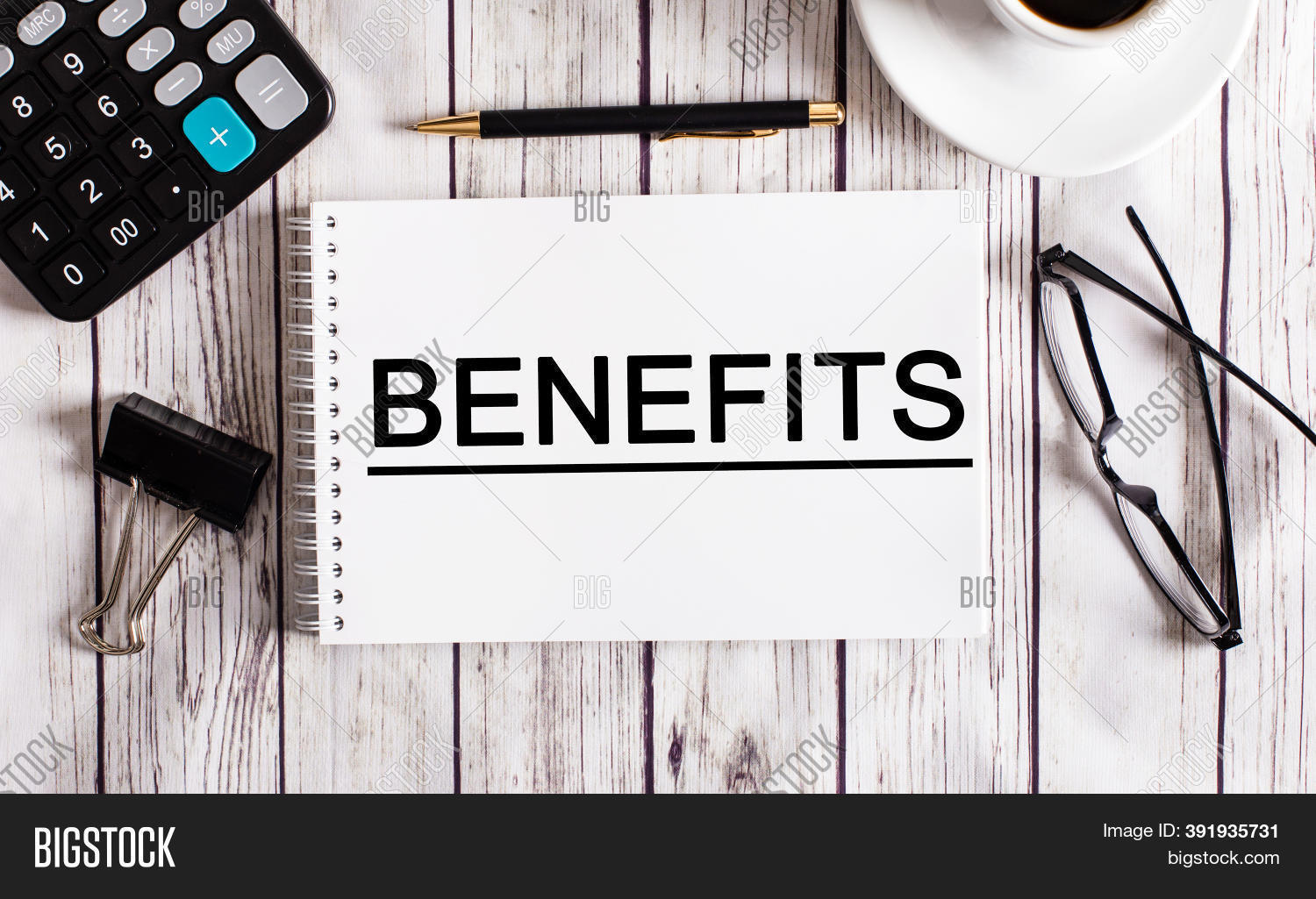 Word Benefits Written Image & Photo (Free Trial) | Bigstock