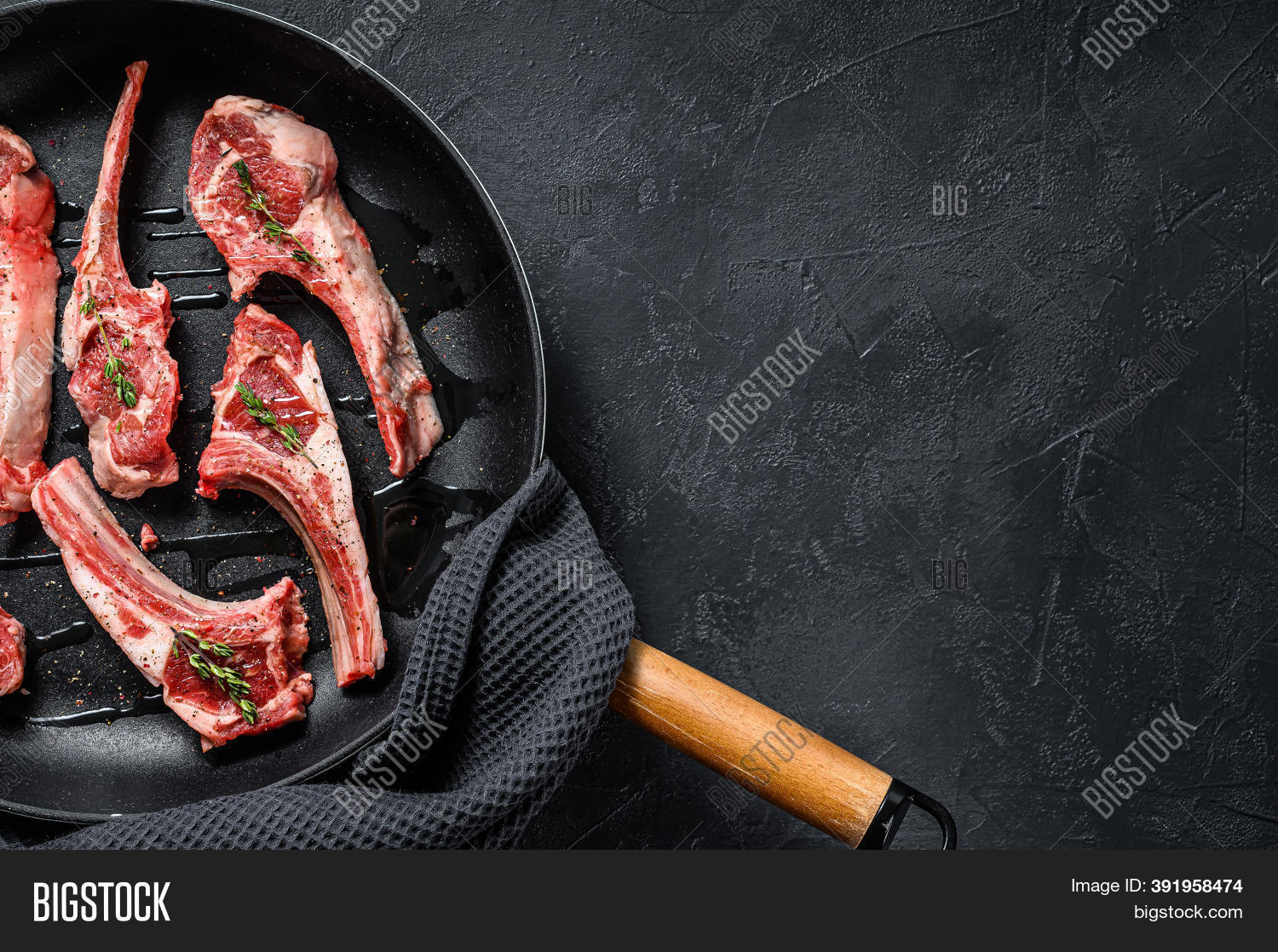 Rack Lamb , Raw Meat Image & Photo (Free Trial) | Bigstock