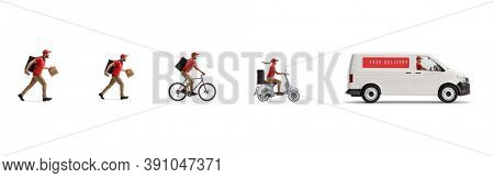 Couriers Different Image & Photo (Free Trial) | Bigstock