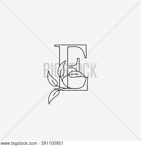 Outline Letter E Vector & Photo (Free Trial) | Bigstock