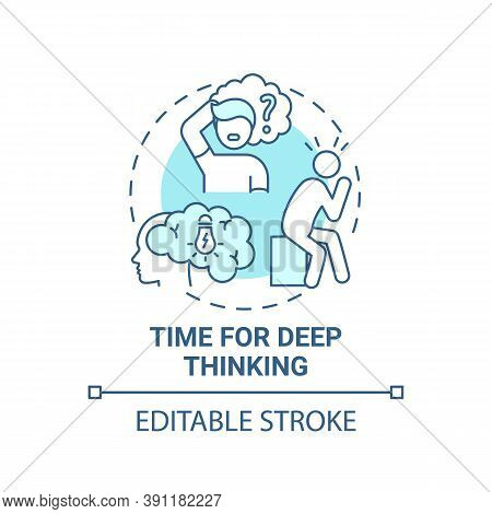 Time Deep Thinking Vector & Photo (Free Trial) | Bigstock