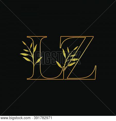 Golden Initial L Z, Vector & Photo (Free Trial) | Bigstock