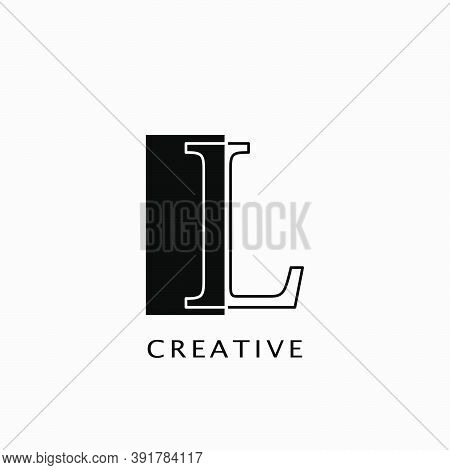 Outline Letter L Vector & Photo (Free Trial) | Bigstock