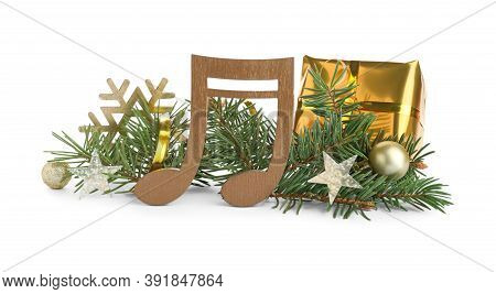 Christmas Music Notes Background Images, Illustrations & Vectors (Free ...