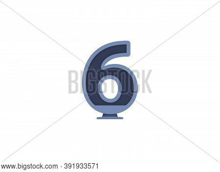 6 Vector Number Vector & Photo (Free Trial) | Bigstock