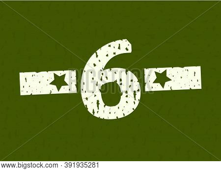 6 Badge Number Vector & Photo (Free Trial) | Bigstock