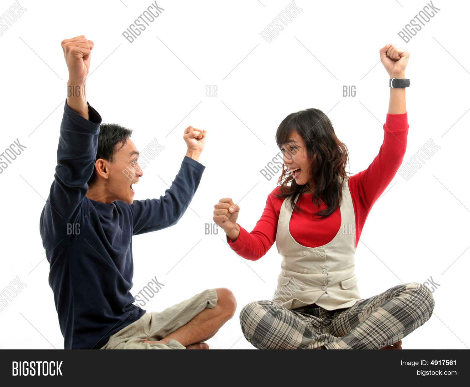 Exciting People On Image & Photo (Free Trial) | Bigstock