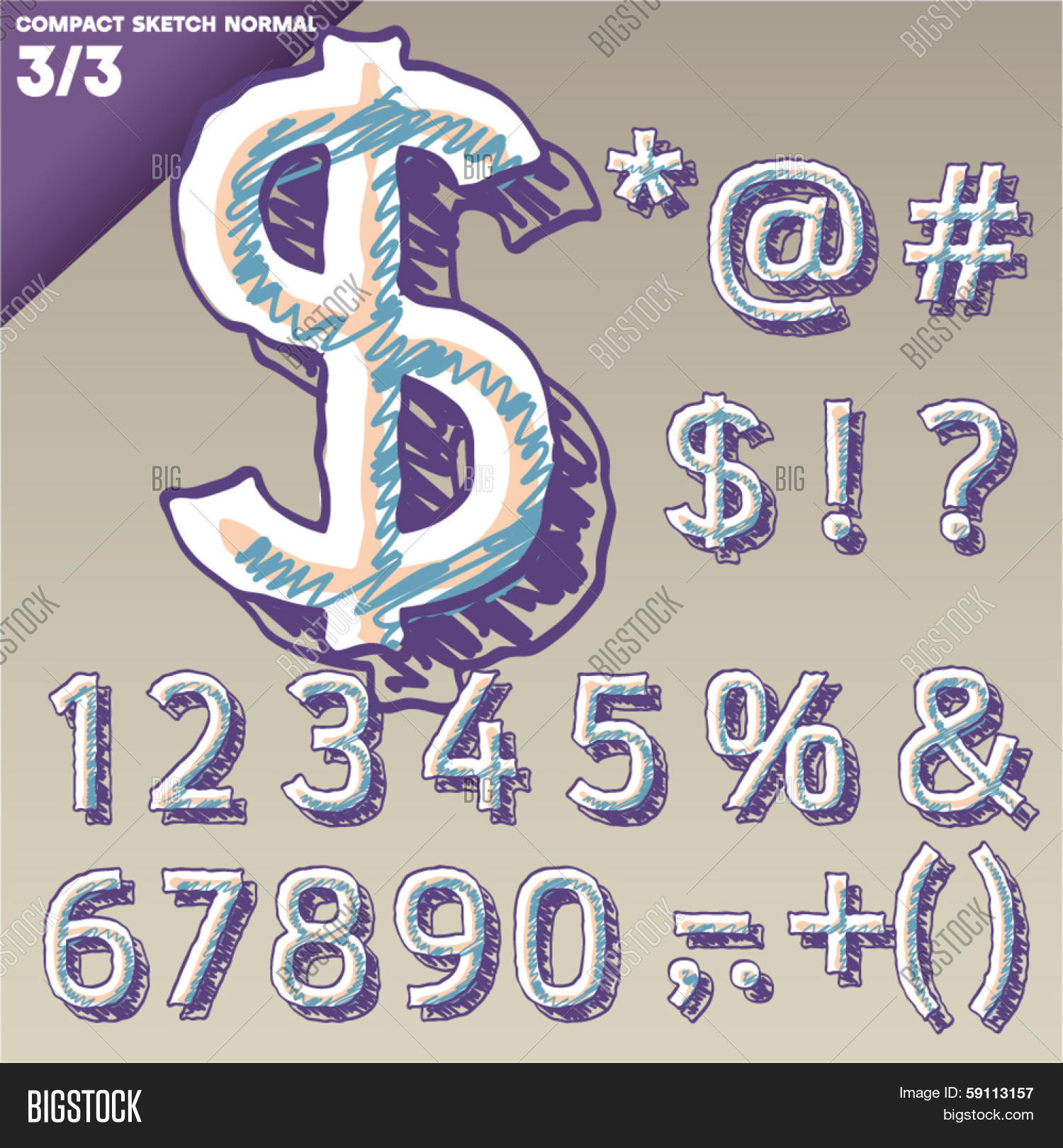 Sketch Alphabet. Vector & Photo (Free Trial) | Bigstock