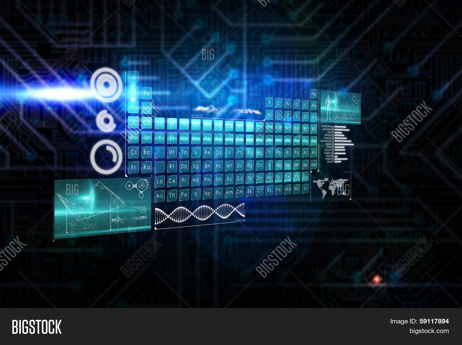 Futuristic Black Blue Image & Photo (Free Trial) | Bigstock