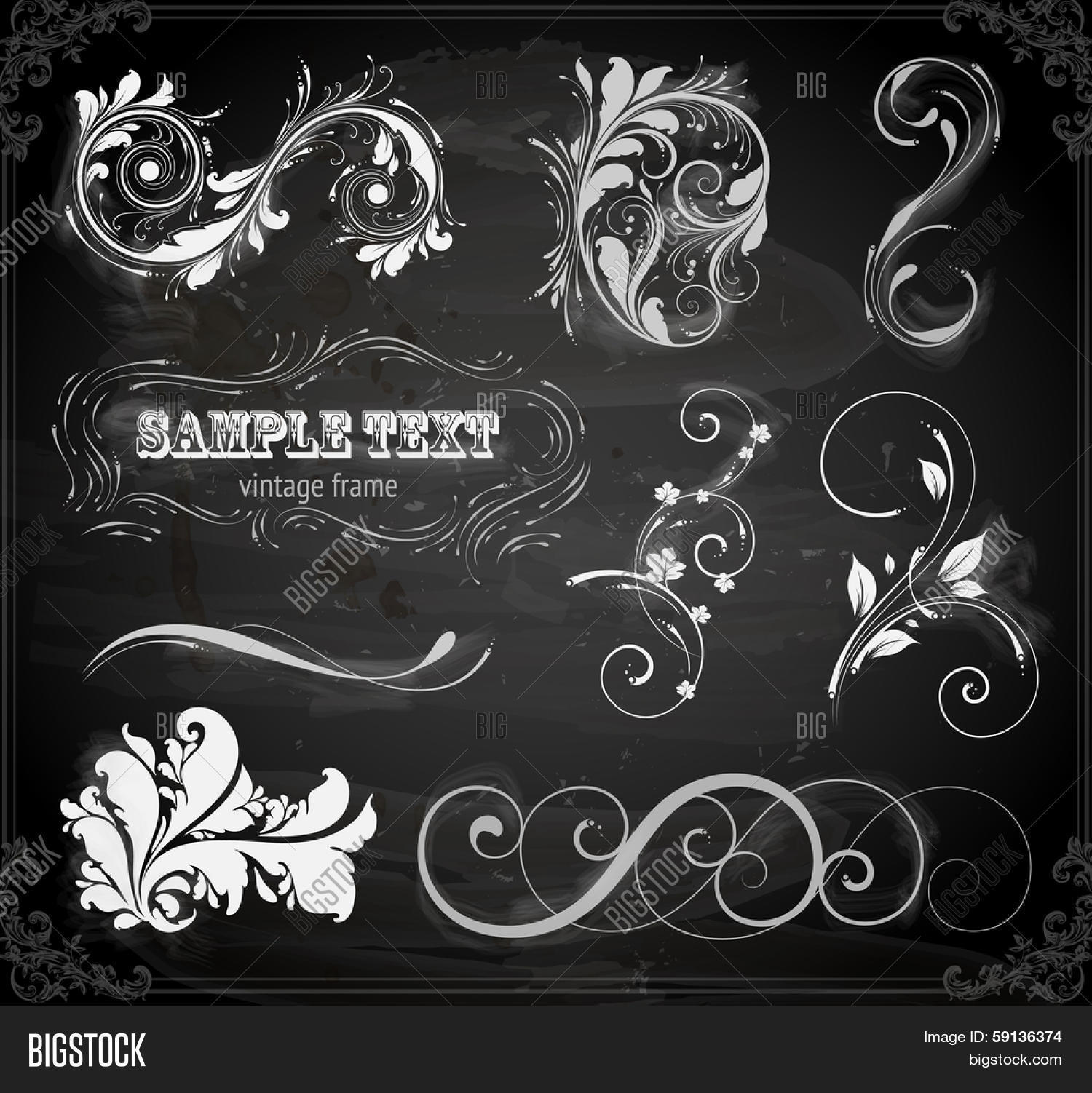 Vector Set: Vintage Vector & Photo (Free Trial) | Bigstock