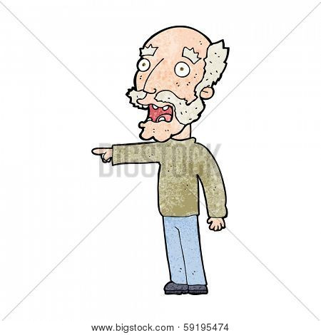 Cartoon Scared Old Vector & Photo (Free Trial) | Bigstock