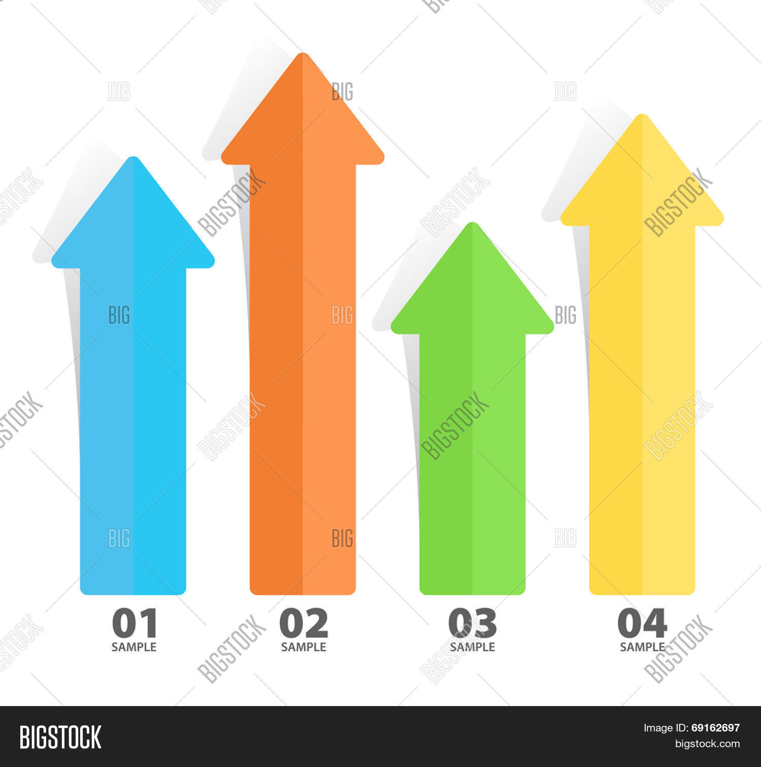 Arrow Infographic Vector & Photo (Free Trial) | Bigstock