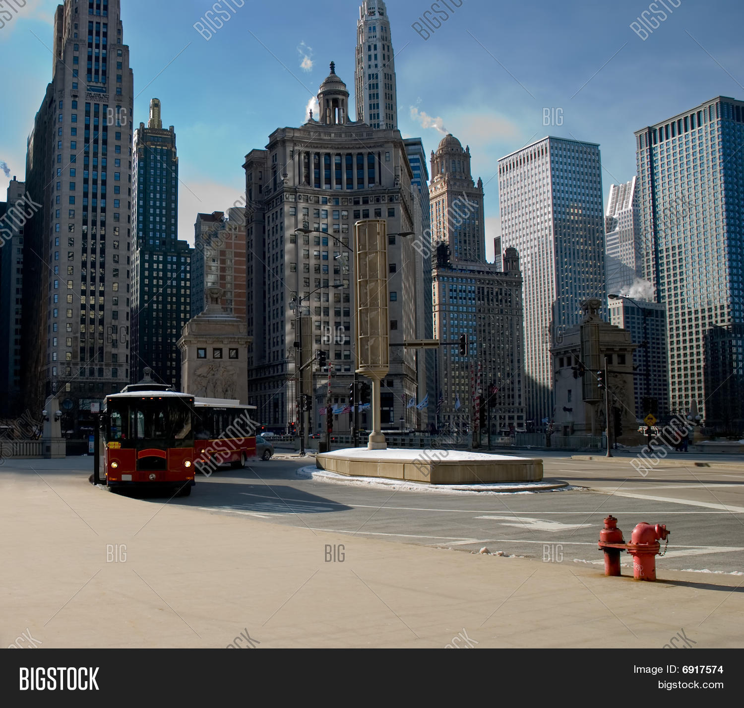 Winter Scene Downtown Image & Photo (Free Trial) | Bigstock